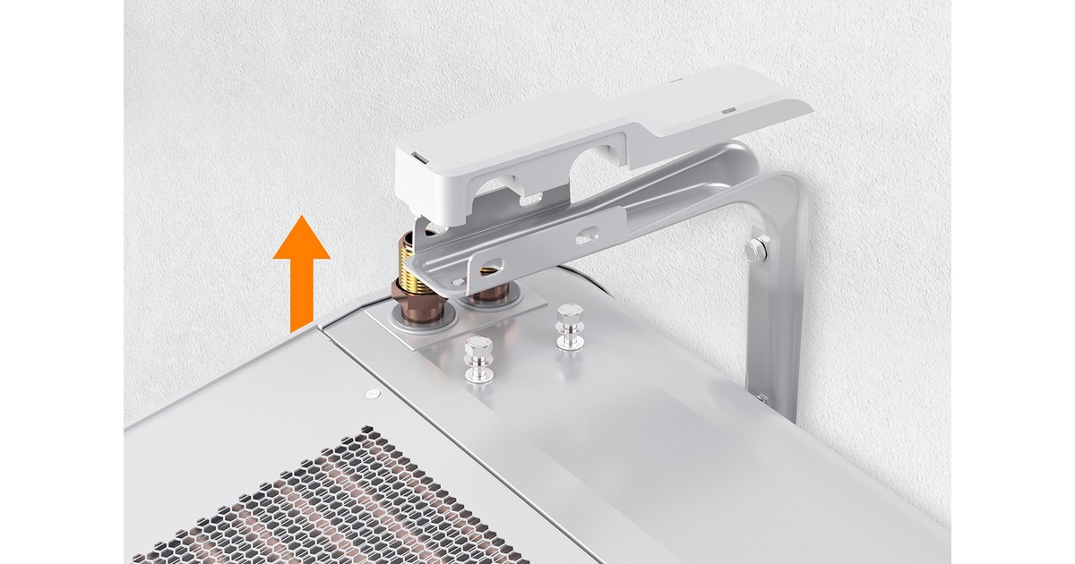 New fast mounting brackets for WING Air Curtain